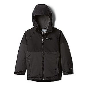 Columbia Boys Alpine Action Ii Jacket, Black Heather, Black, Medium