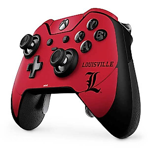 Skinit Decal Gaming Skin Compatible with Xbox One Elite Controller - Officially Licensed College Louisville Cardinals Design