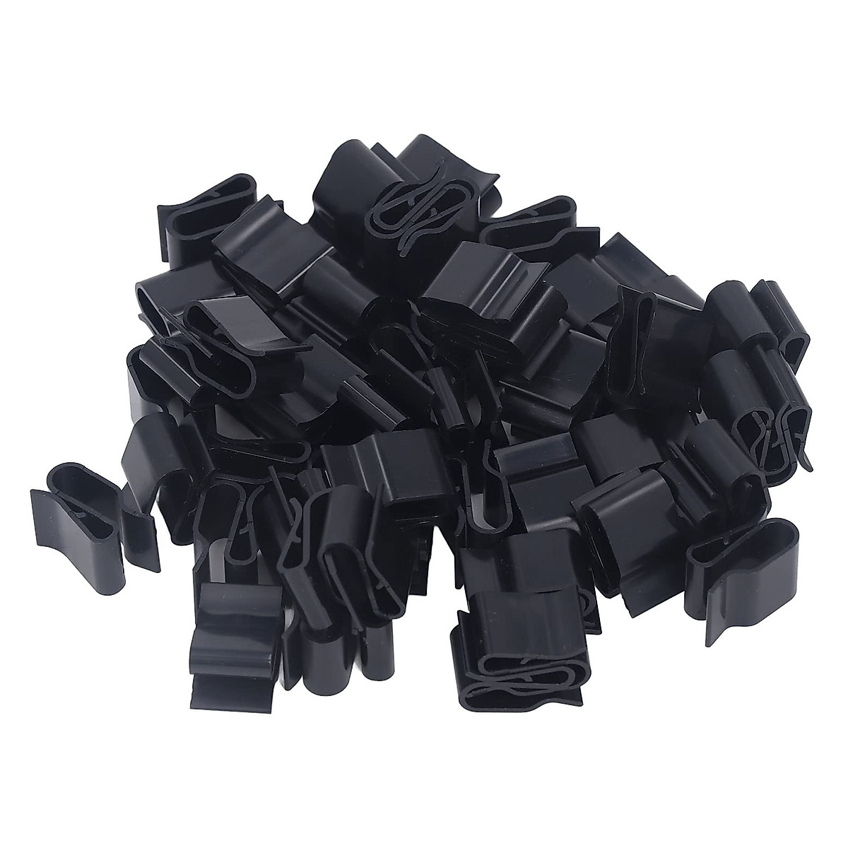 PV Panel Wire Clip, Easy to Install 100Pcs Multifunctional Solar Panel Cable Clip Temperature Resistant for Fixing