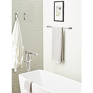 Amerock H3700926 | Bray Double Prong Decorative Wall Hook | Polished Chrome Hook for Coats, Hats, Backpacks, Bags | Hooks for Bathroom, Bedroom, Closet, Entryway, Laundry Room, Office