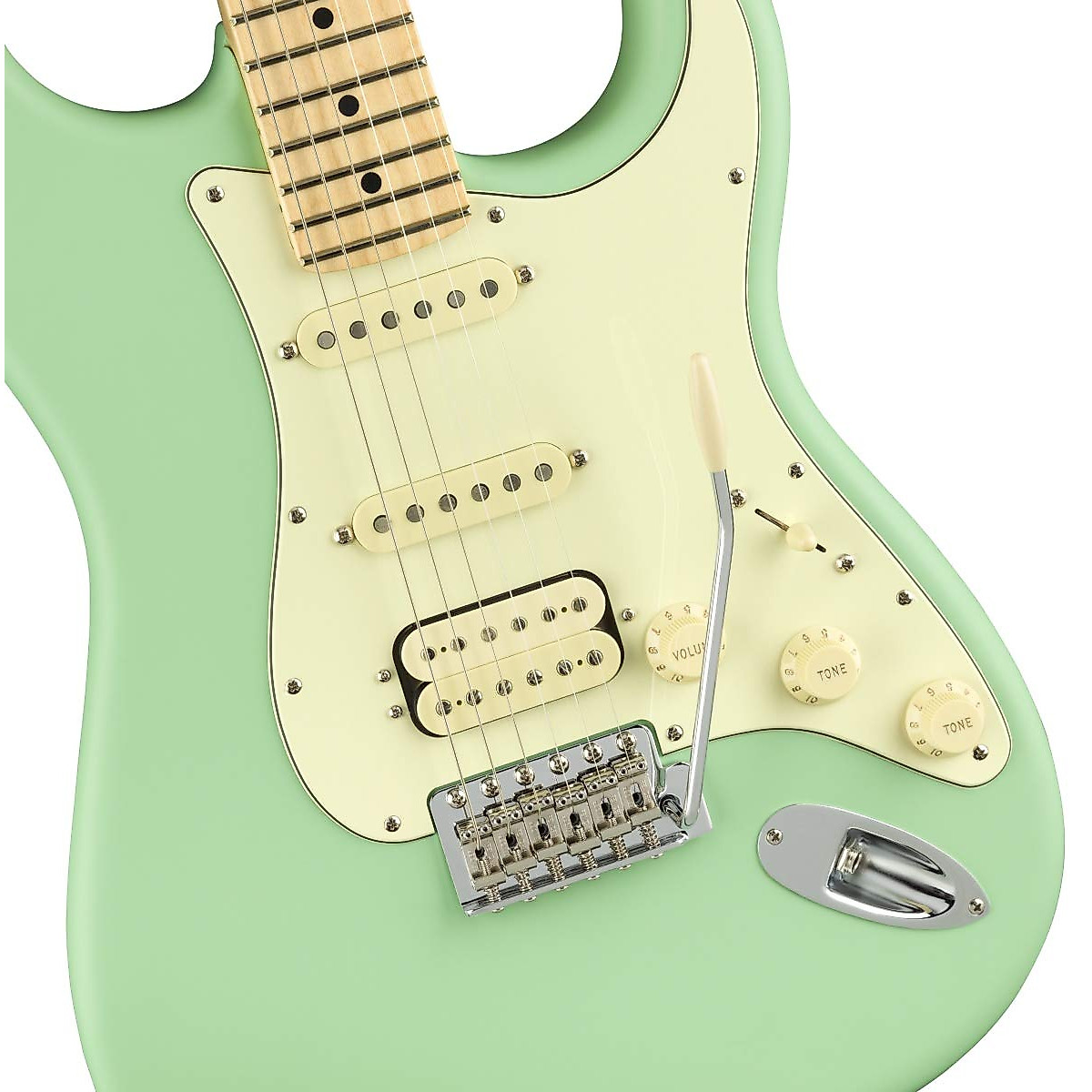 Fender American Performer Stratocaster HSS - Satin Seafoam Green with Maple Fingerboard