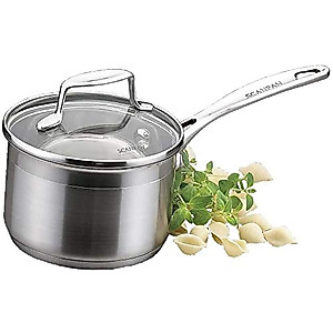 Scanpan Impact Saucepan, 3.5 Quart, Silver