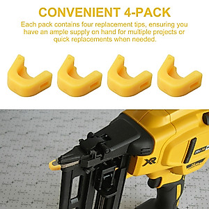N490008 nailer no mar tip replacement for DEWALT BCN650D1 BCN662D1 DCN650B DCN650D1 DCN662B DCN662D1 (4 Pack)