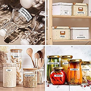 T-Ze231 Compatible Label Tape Replacement for Brother PTouch TZe-231 TZe231Tape, 6 Packs 0.47" x 26.2'(12mm x 8m), Black on White