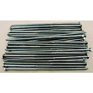 (30) Hex Head 3/8 x 12 Lag Bolts Zinc Plate Wood Screws