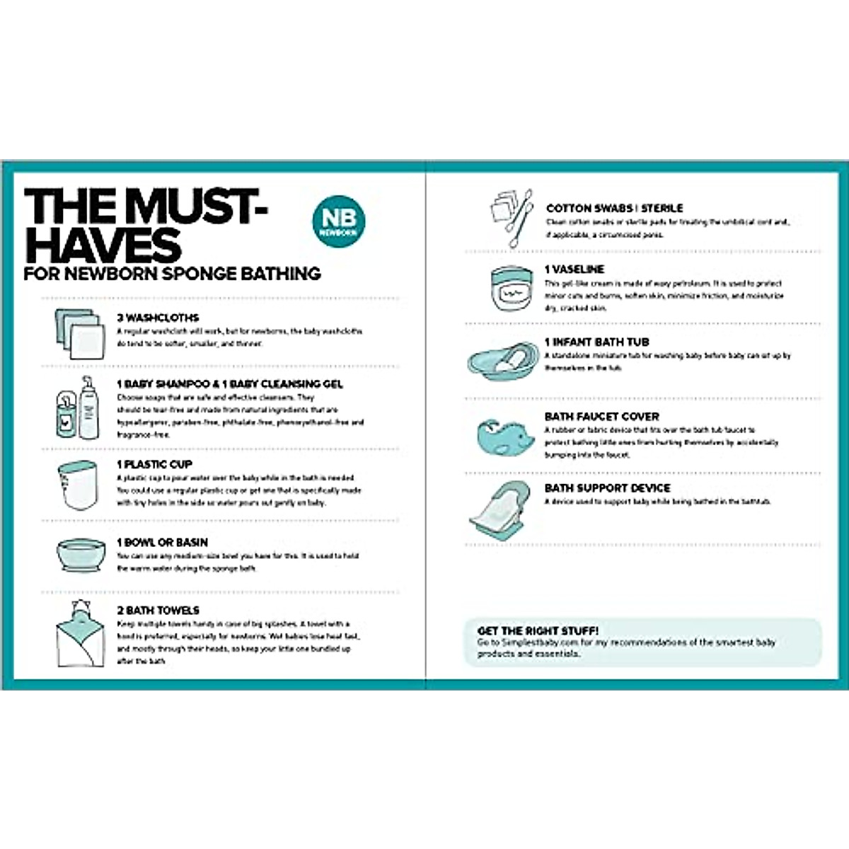 The Simplest Baby Book in the World: The Illustrated, Grab-and-Do Guide for a Healthy, Happy Baby