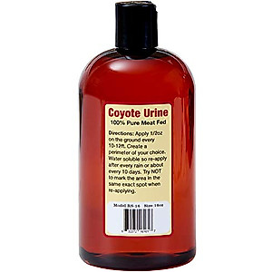 Just Scentsational RS-16 Coyote Urine for Gardens, Hunters, and Trappers, 16 oz