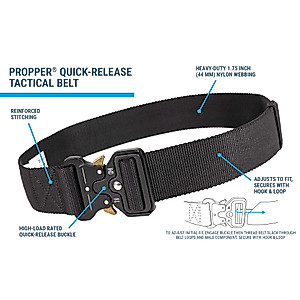 Propper Tactical Belt 1.75" Quick Release Buckle, Coyote, Medium
