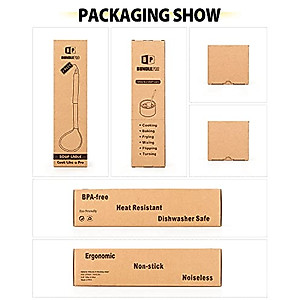 Pack of 2 Ladle Spoon,Silicone Large Spoon for Soup,Non Stick Kitchen Utensils with High Heat Resistant,BPA Free Perfect Kitchen Tools for Cooking, Stirring,Serving Soups (GRAY BLUE)