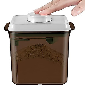 vione Airtight Food Storage Container Sets, Pop Up Food Containers With Lids, Stackable Formula Container for Rice Coffee Flour Sugar Cereal (1700ML（Anti-UV）)