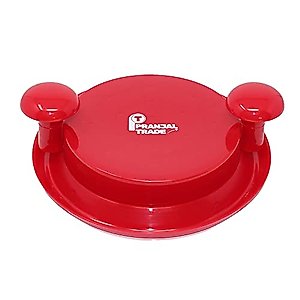 Chicken Shredder Shred Machine, Alternative to Bear Claws Meat Shredder, Meat Shredding Tool with Handles and Non-Skid Base Suitable for Pulled Pork, Beef and Chicken (Red) 25 cm