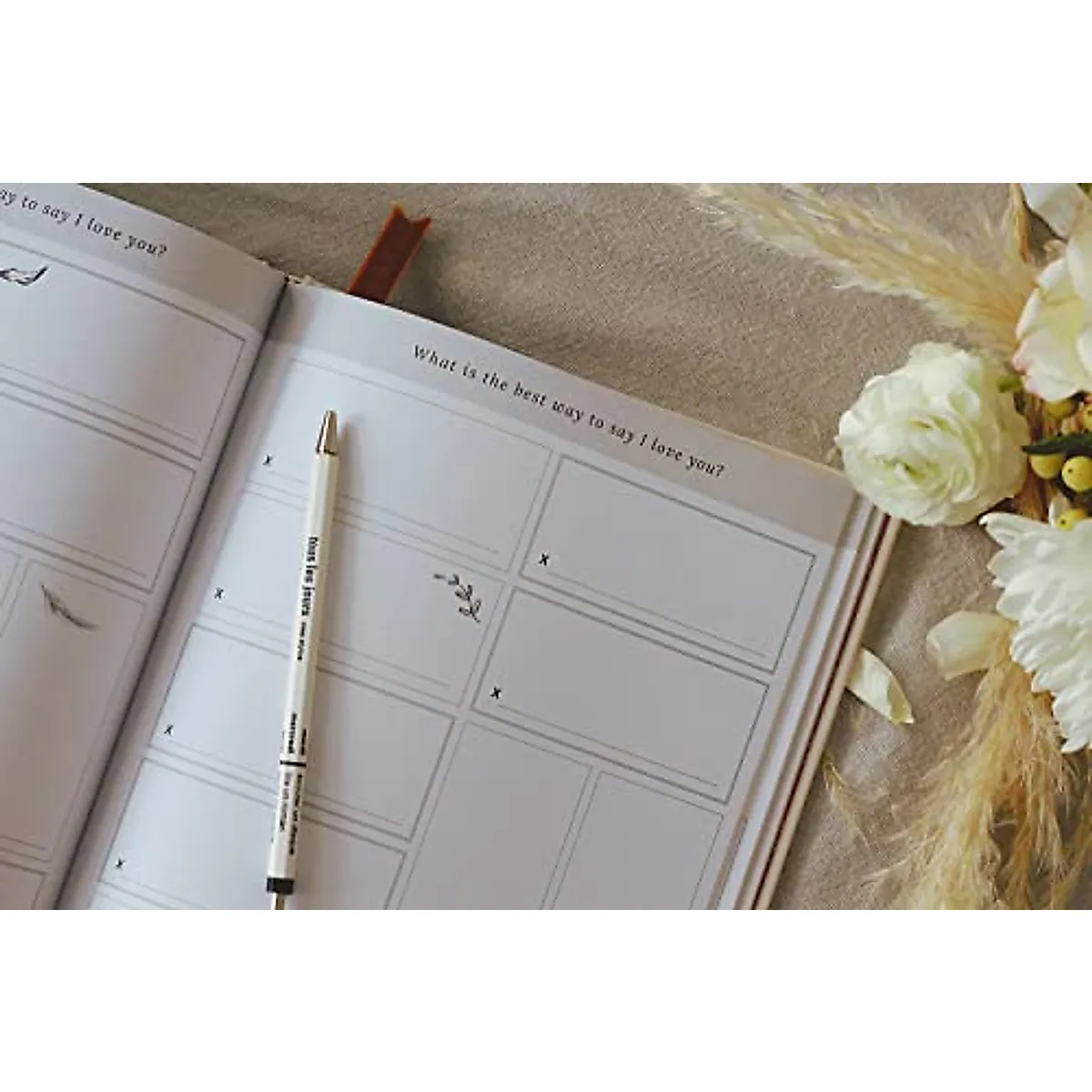 Lily & Val Wedding Guest Book, Fun Wedding Ideas, Alternative Wedding Guest Book, Capture Memories with Wedding Book for Decoration