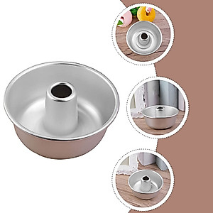 DOITOOL 1PC Angel Food Cake Pans for Baking, Aluminum, Round, 130X55mm