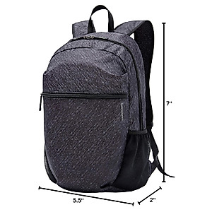 Travelon Clean-Packable Backpack-SILVADUR Treated-Gray Heather, One Size