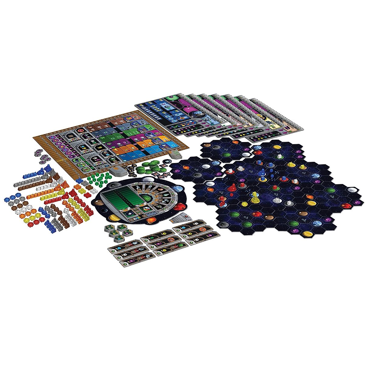 Capstone Games: Gaia Project, Strategy Board Game, A Follow Up Game from Terra Mystica, Includes a Challenging Solo Mode, 1 to 4 Players, Ages 14 and Up