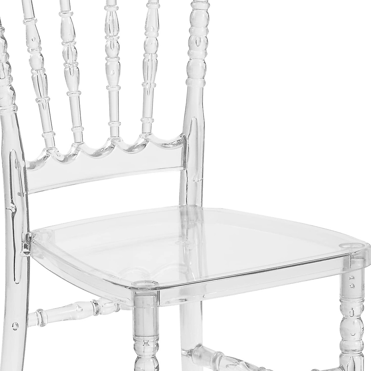 Flash Furniture Flash Elegance Crystal Ice Napoleon Stacking Chair