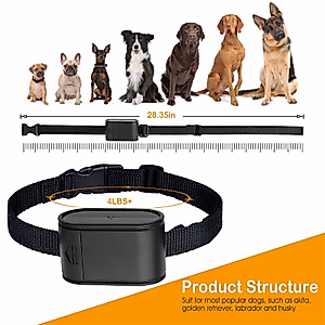 SUXIAN Electronic Dog Fence, Remote Dog Training Shock Collar & Underground/In-ground Electric Electronic Dog Boundary Containment Fence System,300m Wire, Harmless for All Dogs,for2dogs