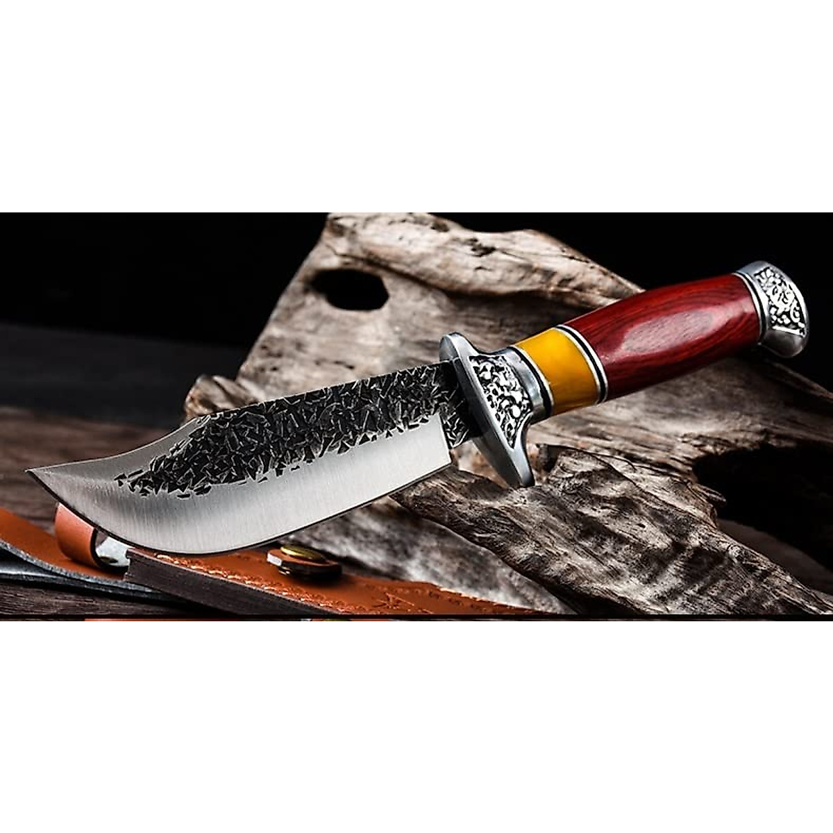 BRASSU Steel Head Knife Making DIY Knife Handle Hand Guard Hand Block Knife Knife Embryo Accessories Making Hand Guard castings