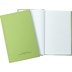Green Military Log Book, Record Book, Memorandum Book, 5-1/2 X 8 Green LogBook NSN 7530-00-222-3521