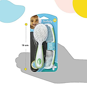 Safety 1st Easy Grip Brush and Comb, Colors May Vary