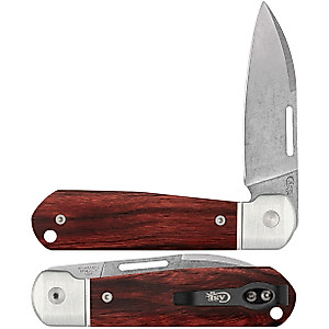 Case XX WR Pocket Knife, HIGHBANKS - SMOOTH ROSEWOOD ItemNumber 42229 - (HIGHBANKS CPM20CV) Length Closed: 4 Inches
