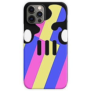 Qualet Miya Chinen Phone Case for iPhone 13 - Unique Design, Black, Plastic, Basic Case