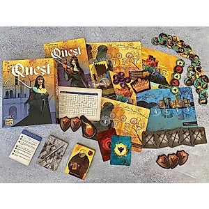 Quest - by Indie Boards and Cards -Social Deduction Board Game