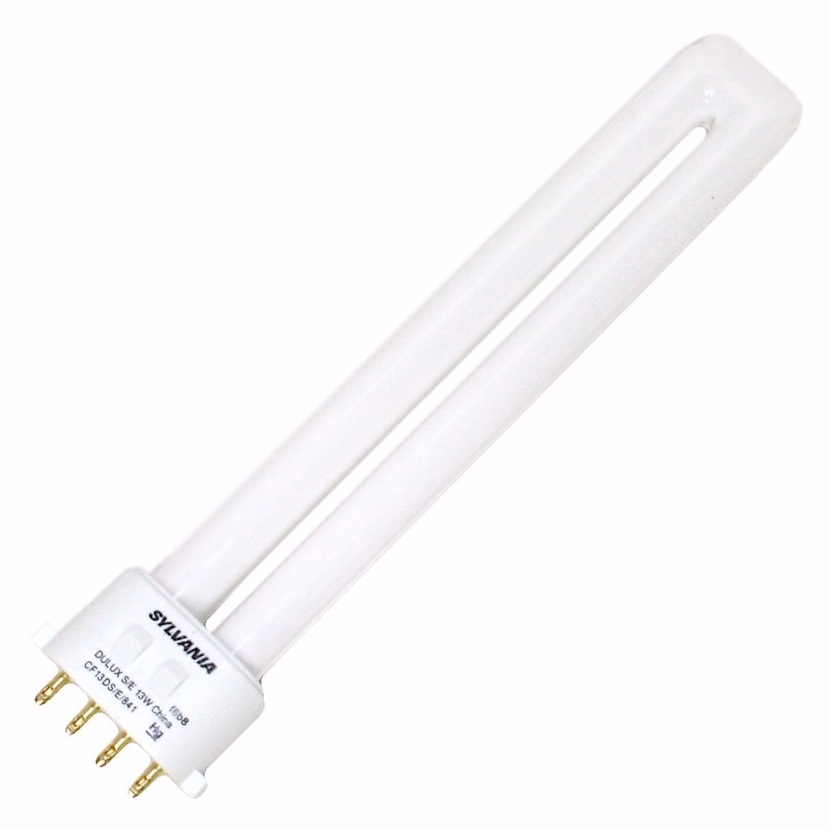 Case of 10 - Sylvania 20318 Compact Fluorescent 4 Pin Single Tube 4100K, 13-watt10