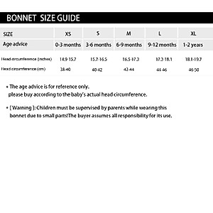 Nihao Baby Baptism Bonnet (F-White Simple Lace Bonnet, 1-2 Years Old)