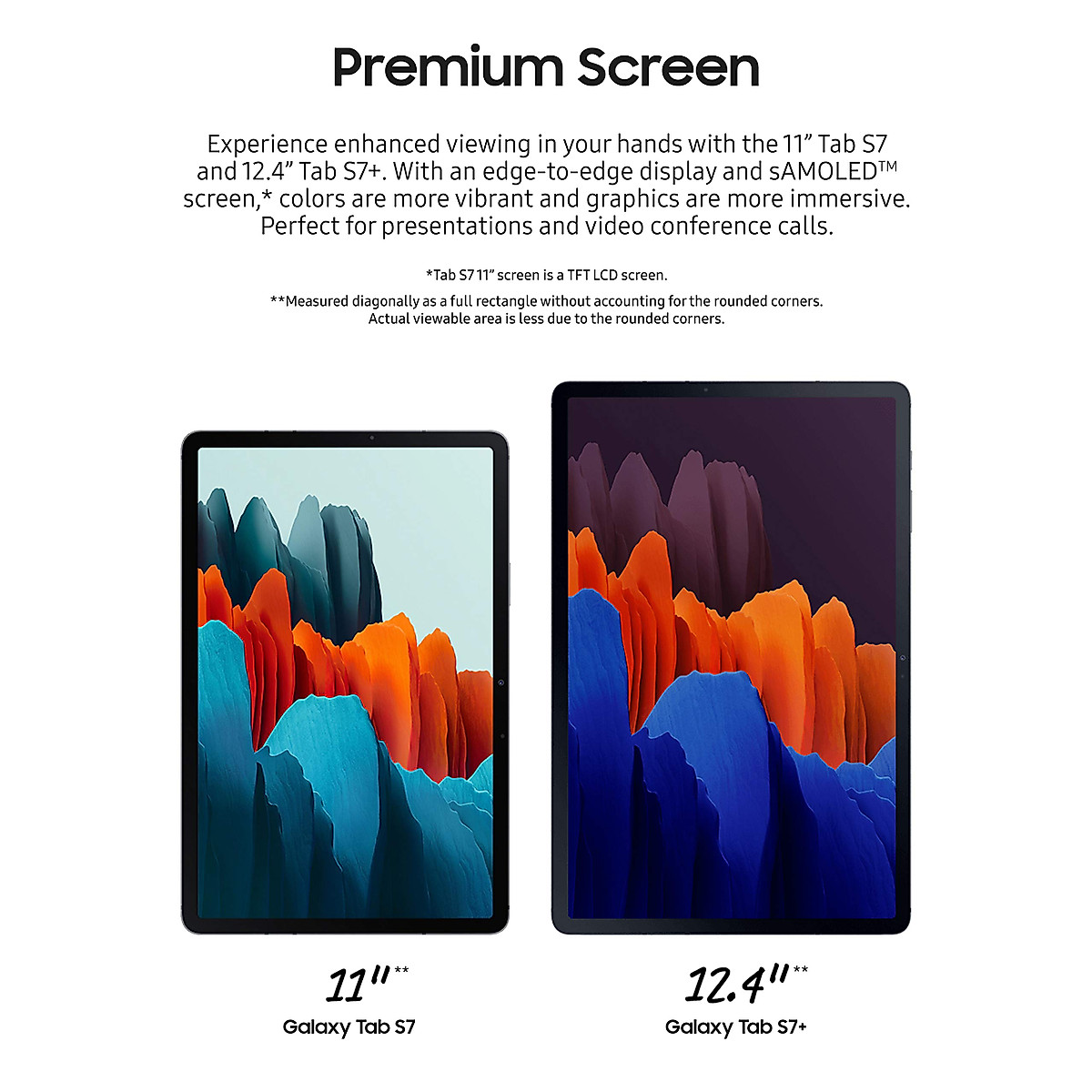 SAMSUNG Galaxy Tab S7 (5G Tablet) LTE/WiFi (Verizon), Mystic Black - 128 GB (2020 Model - US Version & Warranty) - SM-T878UZKAVZW