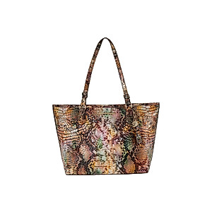 BRAHMIN Melbourne Medium Asher Bag Rattlesnake One Size