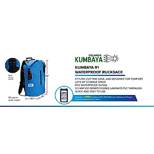 Kumbaya R1 Waterproof Rucksack | Backpack Dry Bag (Battle Green)