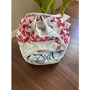 KaWaii Baby Swim Cloth Diapers, Washable Reusable One Size Adjustable to Fits 10-40 lbs Boy & Girl Baby Shower Gifts Swimming Lessons 3-Pack #2