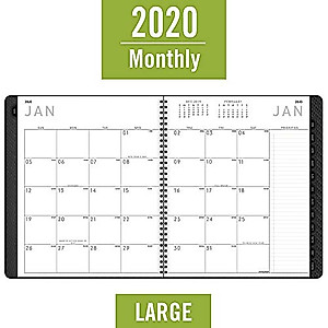 AT-A-GLANCE, Weekly/Monthly Planner, Graphite, Large (70260X4520)