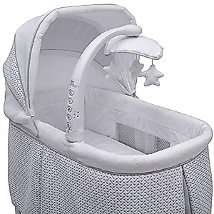 Serta iComfort Hands-Free Auto-Glide Bedside Bassinet - Portable Crib Features Silent, Smooth Gliding Motion That Soothes Baby, Cameron