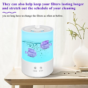 Replacement Humidifier Tank Cleaner for WARM/COOL Mist Humidifiers/Drop/Droplet/Adorable/Tanks and Fish Tanks - 12 Pack