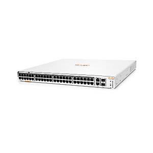 HPE Networking Instant On Switch Series 1960 48-Port Gb Smart-Managed Layer 2+ Ethernet Switch with PoE | 48x 1G | 2X 10GBase-T, 2X SFP+ | 40x CL4, 8X CL6 PoE 600W | Stackable | US Cord (JL809A#ABA)