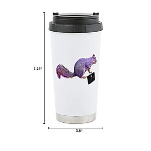 CafePress Purple Squirrel Stainless Steel Travel Mug 20 oz. Insulated Stainless Steel Coffee Tumbler
