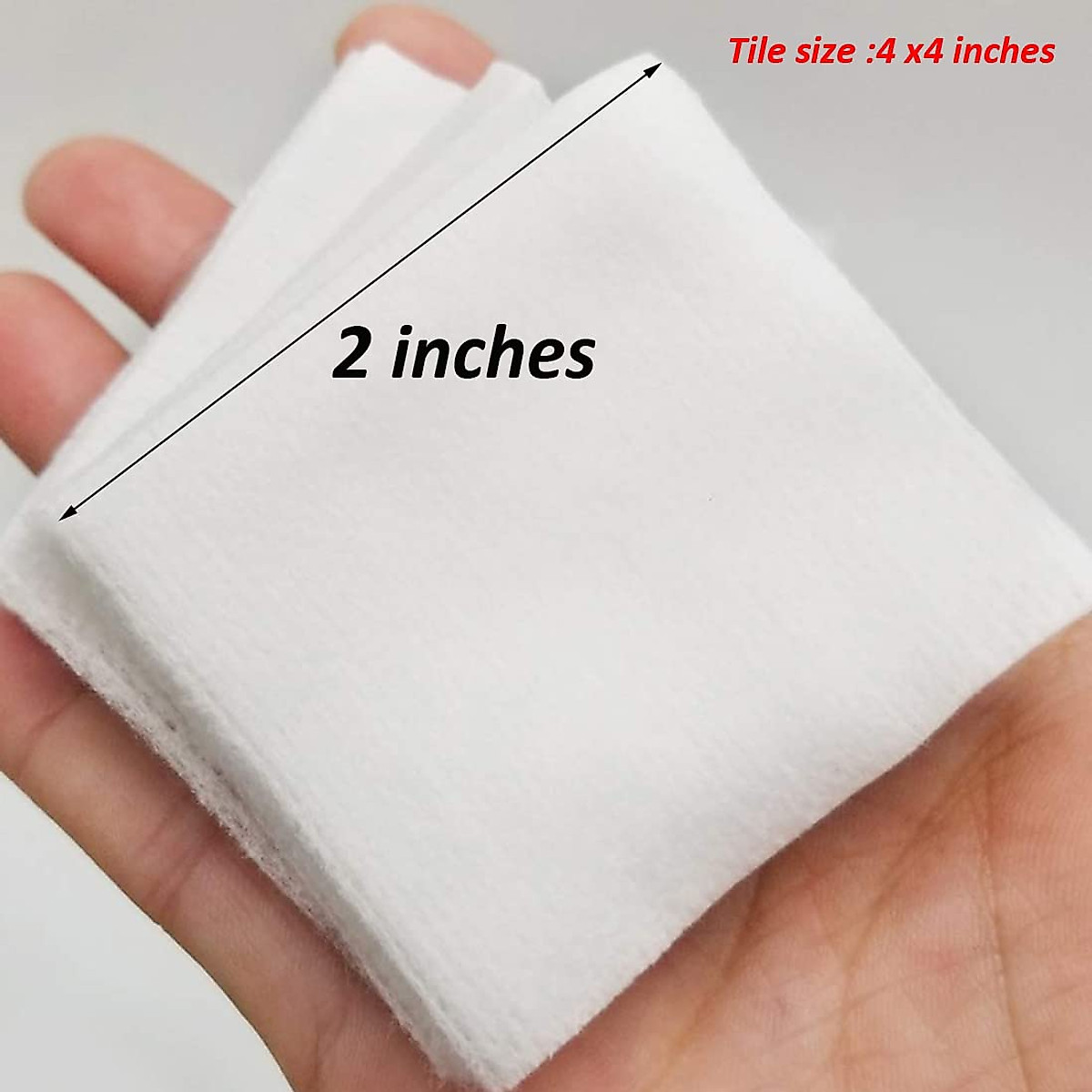 Engjajo 100Pcs Baby Disposable Gauze Toothbrush Teeth Soft Gauze Infant Finger Clean Oral Toothbrush 4 inches