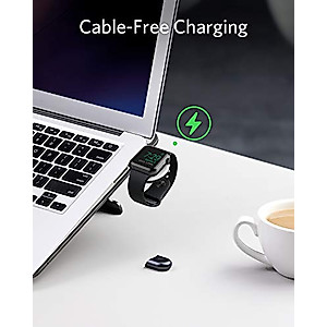 Anker Portable Magnetic Charger, Cordless Charger for Apple Watch with USB A Connector, [MFi Certified] Compatible with Apple Watch Series 1/2/3/4/5/6
