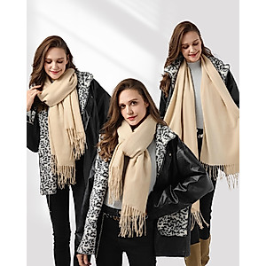 Premillow Scarfs for Women, Women's Scarves & Wraps, Classic Pashmina Shawls and Wraps, Cashmere Feel Scarfs for Women, Long Blanket Scarf