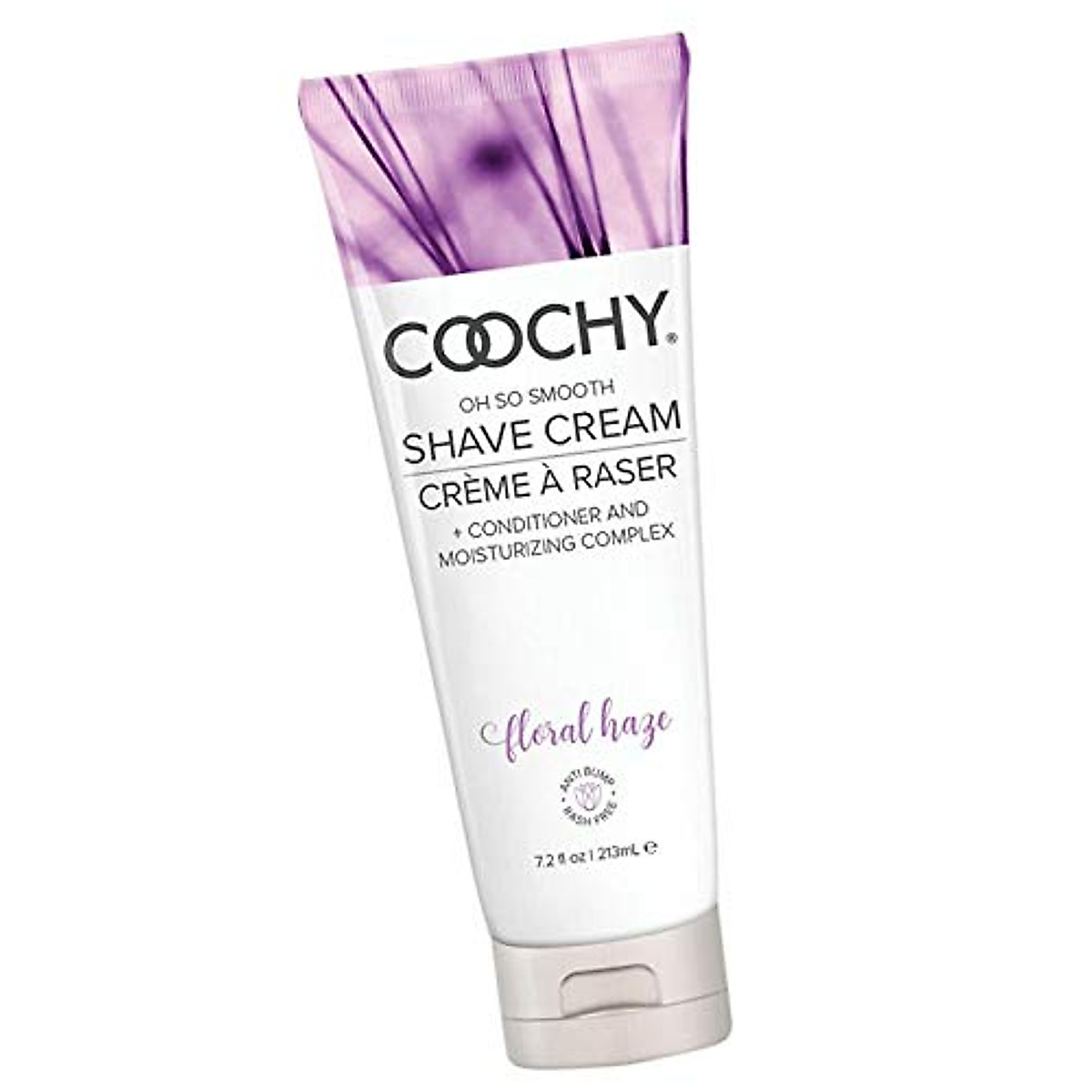 Rash Free Moisturizing Shave Cream conditioner and moisturizing complex Floral Haze 7.2oz Y