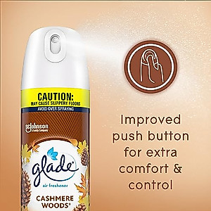 Glade Air Freshener Odor Fighting Room Spray, Cashmere Woods, 8.3 oz