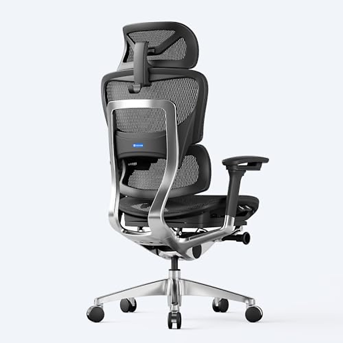 Odinlake Big & Tall Office Chair 500lbs, Heavy Duty Ergonomic Mesh Chair, High Back Swivel Computer Chair with Lumbar Support & 4D Arms，Adjustable Wide Seat Home Desk Chair with Headrest