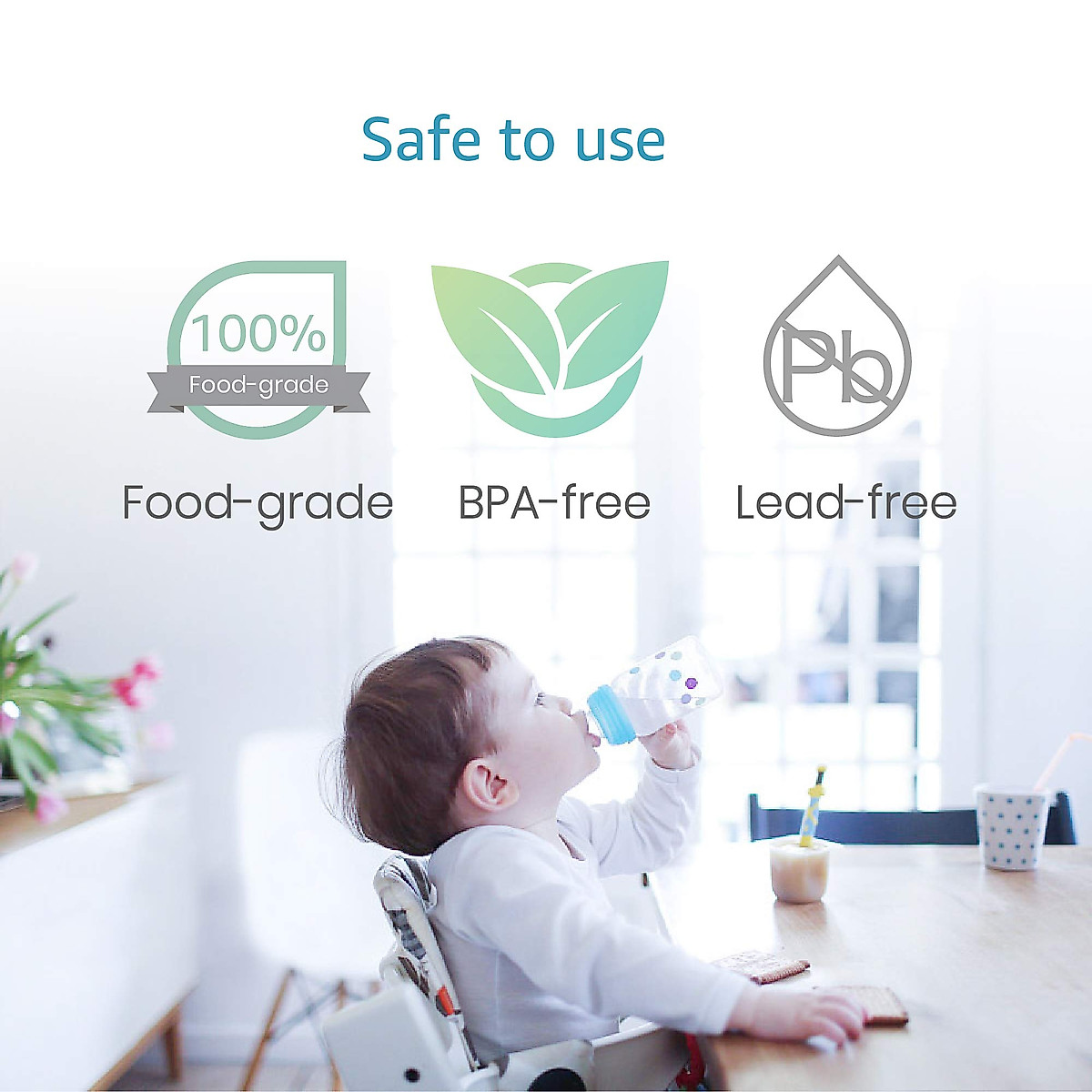 AQUA CREST Faucet Filter Replacement, Replacement for Brita® Faucet Filter, Brita® 36311 On Tap Water Filtration System, Brita® FR-200, FF-100 Replacement Filter, White (Pack of 4)