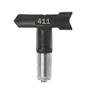 OTGO Airless Spray Gun Tips Seal Nozzle for Paint Sprayer Garden Power Tools,9 Types Optional (Spray Gun Tip Type:411#)