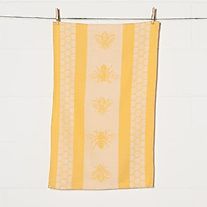 Now Designs Kitchen Dishtowels, Set of Two, Honeybee Jacquard, 2 Count