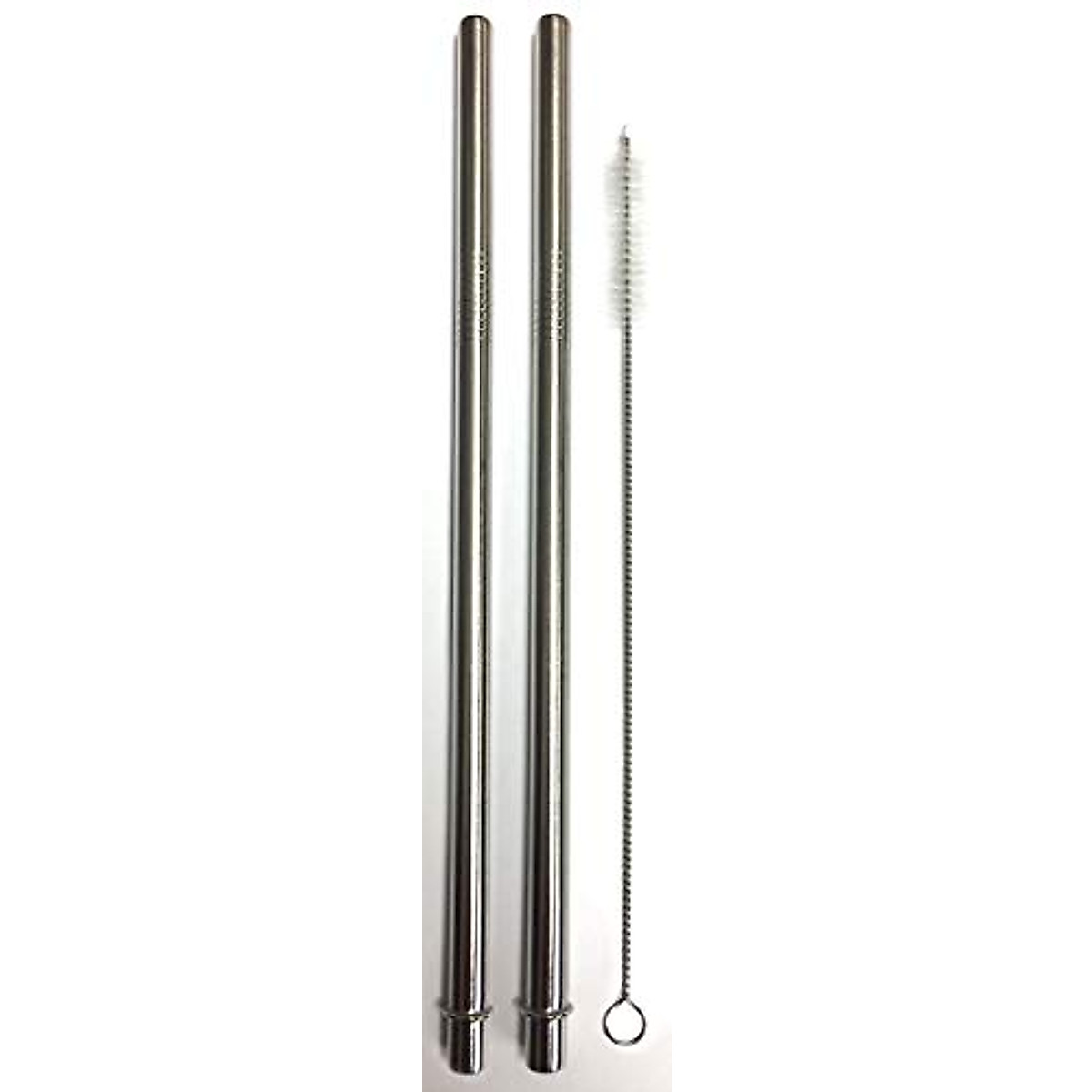 Travel Mug Replacement Straws- 2qty - Stainless Steel Drink for Hot & Cold Grande To-Go Drinking Tumbler Rambler Cups