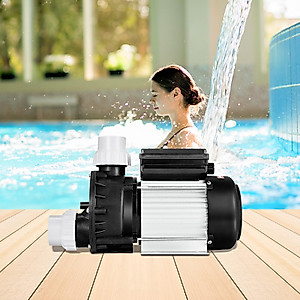 VEVOR Swimming Pool Pump 1/2 HP 110V Hot Tub Pump 0.37 Kw Water Circulation Pool Pump Spa Pump Above Ground Pool and Whirlpool Bath