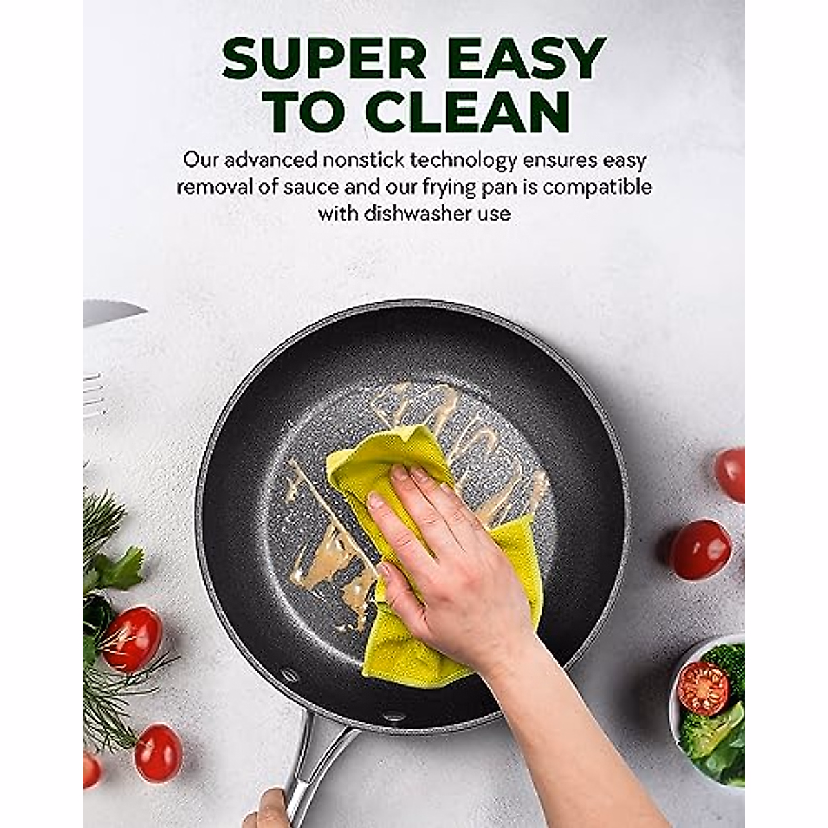 Granitestone Armor Max 20 Pc Pots and Pans Set Nonstick Cookware Set, Complete Kitchen Cookware Set with Non Stick Pots and Pans Set with Lids + Knife Set, Induction/Oven/Dishwasher Safe, Non Toxic